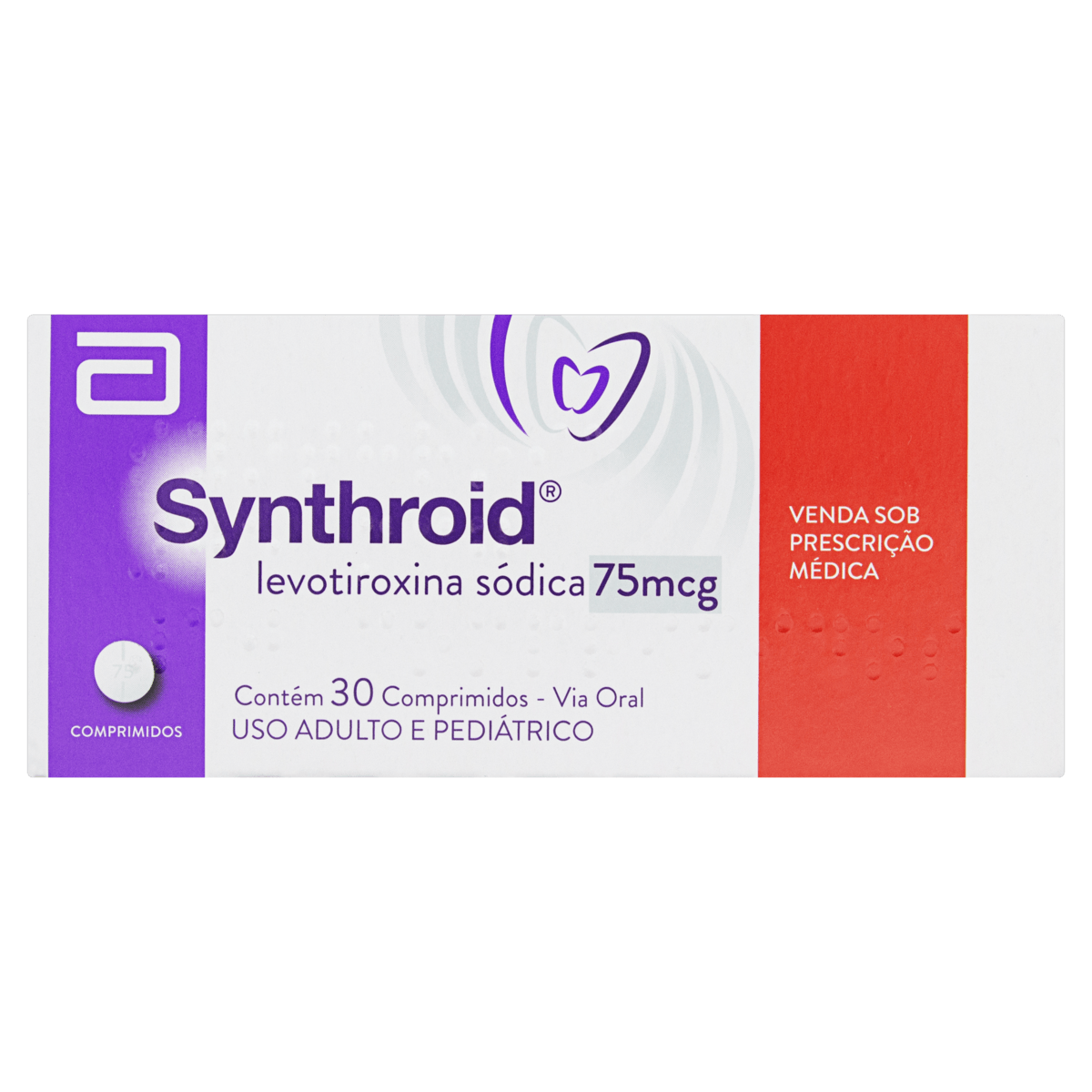 SYNTHROID 75MCG 30 CPRS - PBM