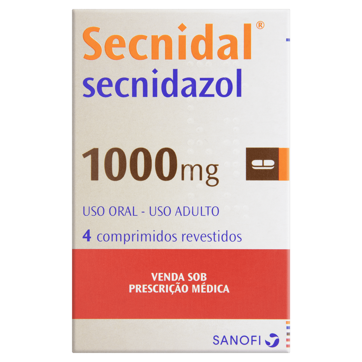 SECNIDAL 1000MG 4 CPRS