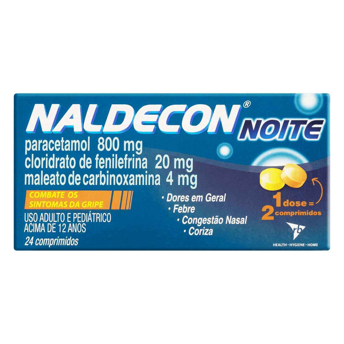 NALDECON NOITE 24 CPRS