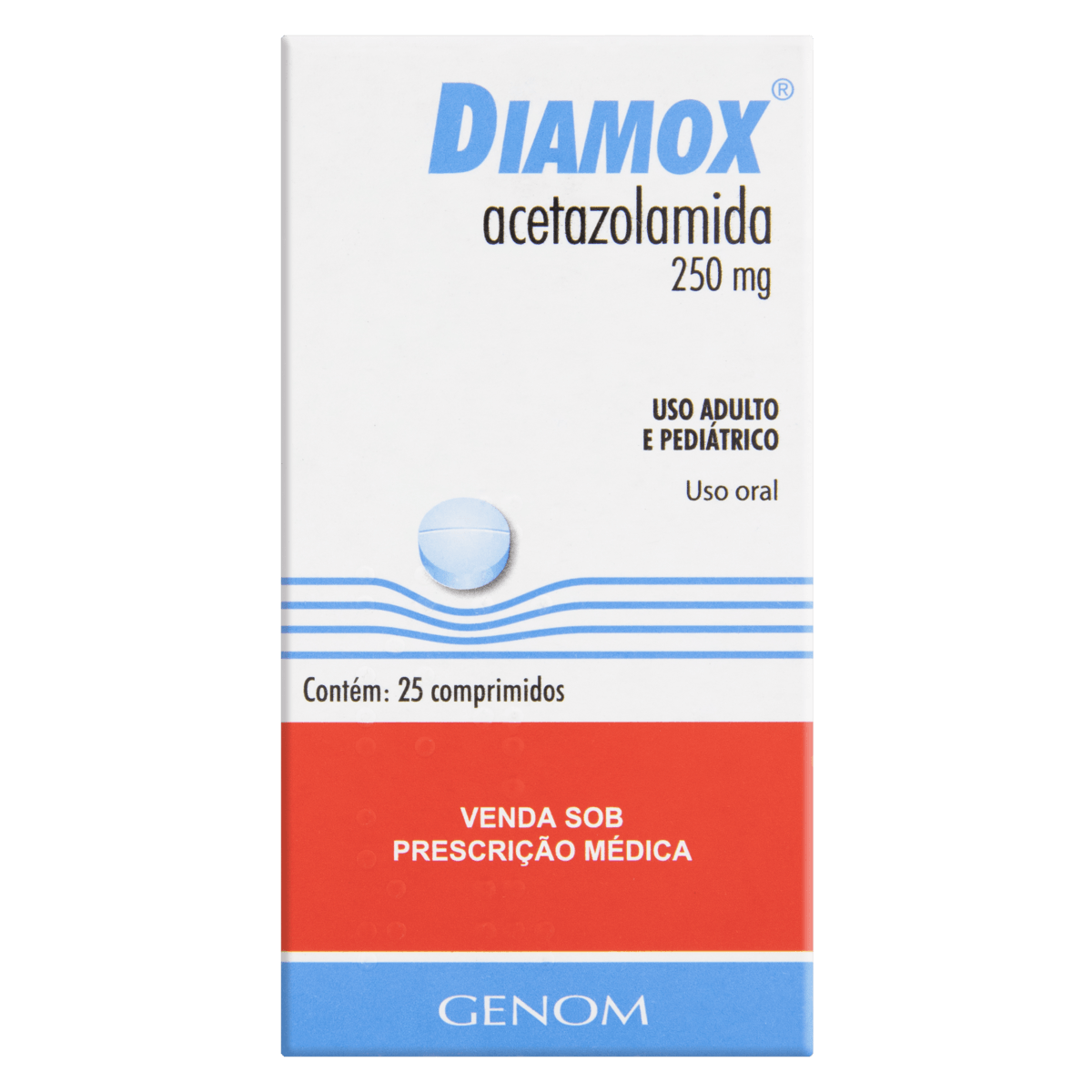 DIAMOX 250MG 25 CPRS