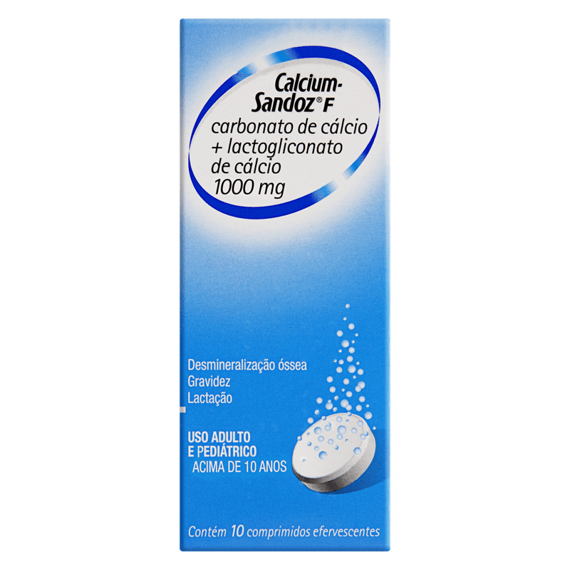 CALCIUM FF 1000MG 10 CPRS EFER