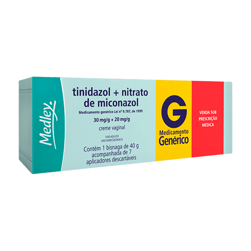 TINIDAZOL+NIT MICONAZOL CR VAG 40G - MED(G)