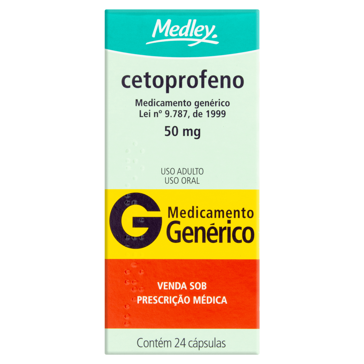 CETOPROFENO 50MG 24 CAPS - MED(G)