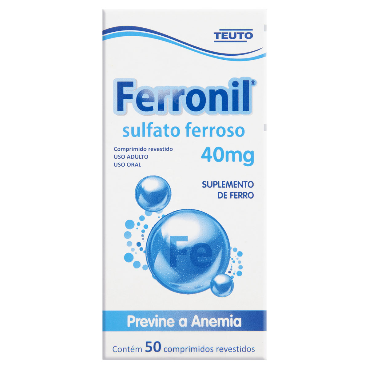 FERRONIL 40mg 50 CAPS -TEU