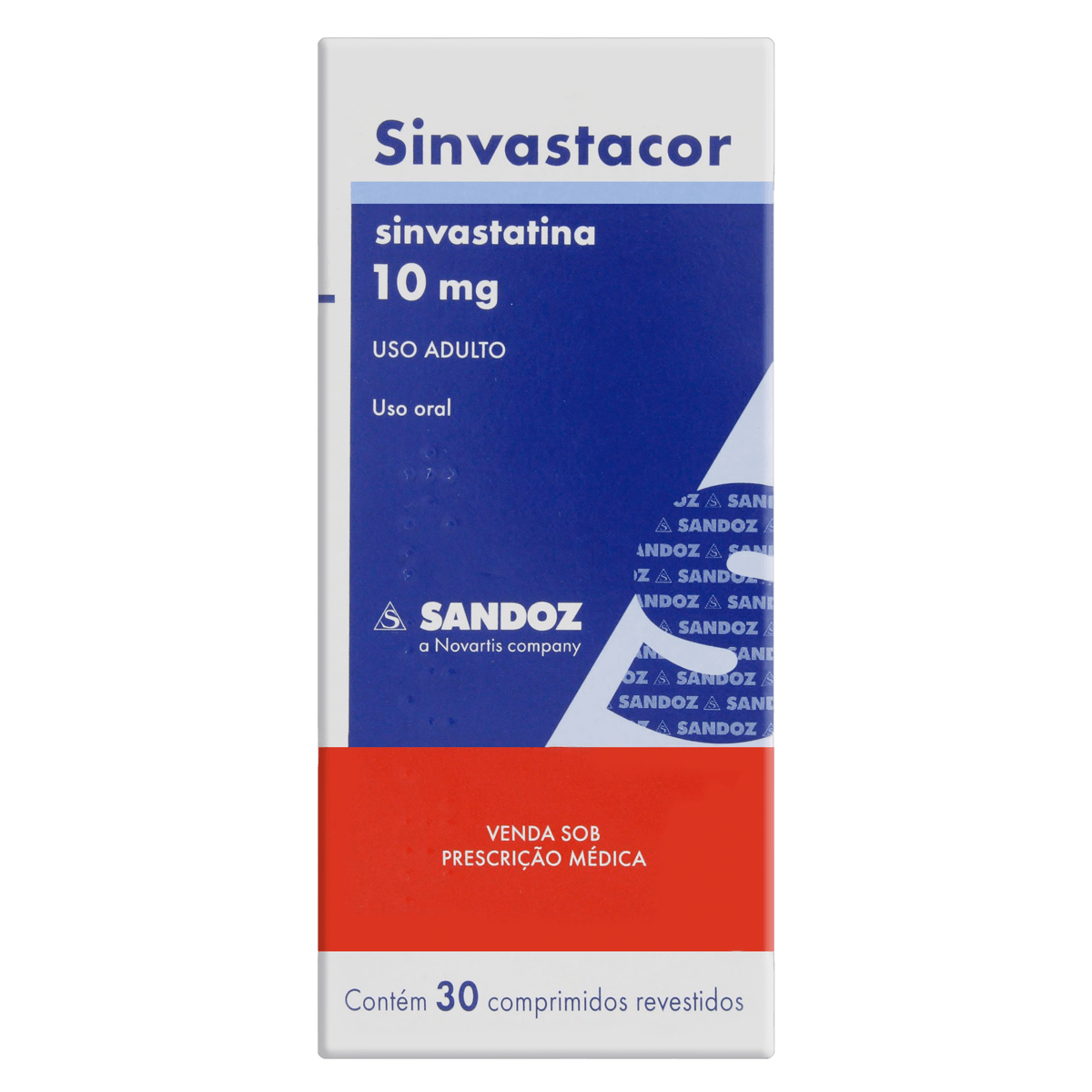 SINVASTACOR 10MG 30 CPRS