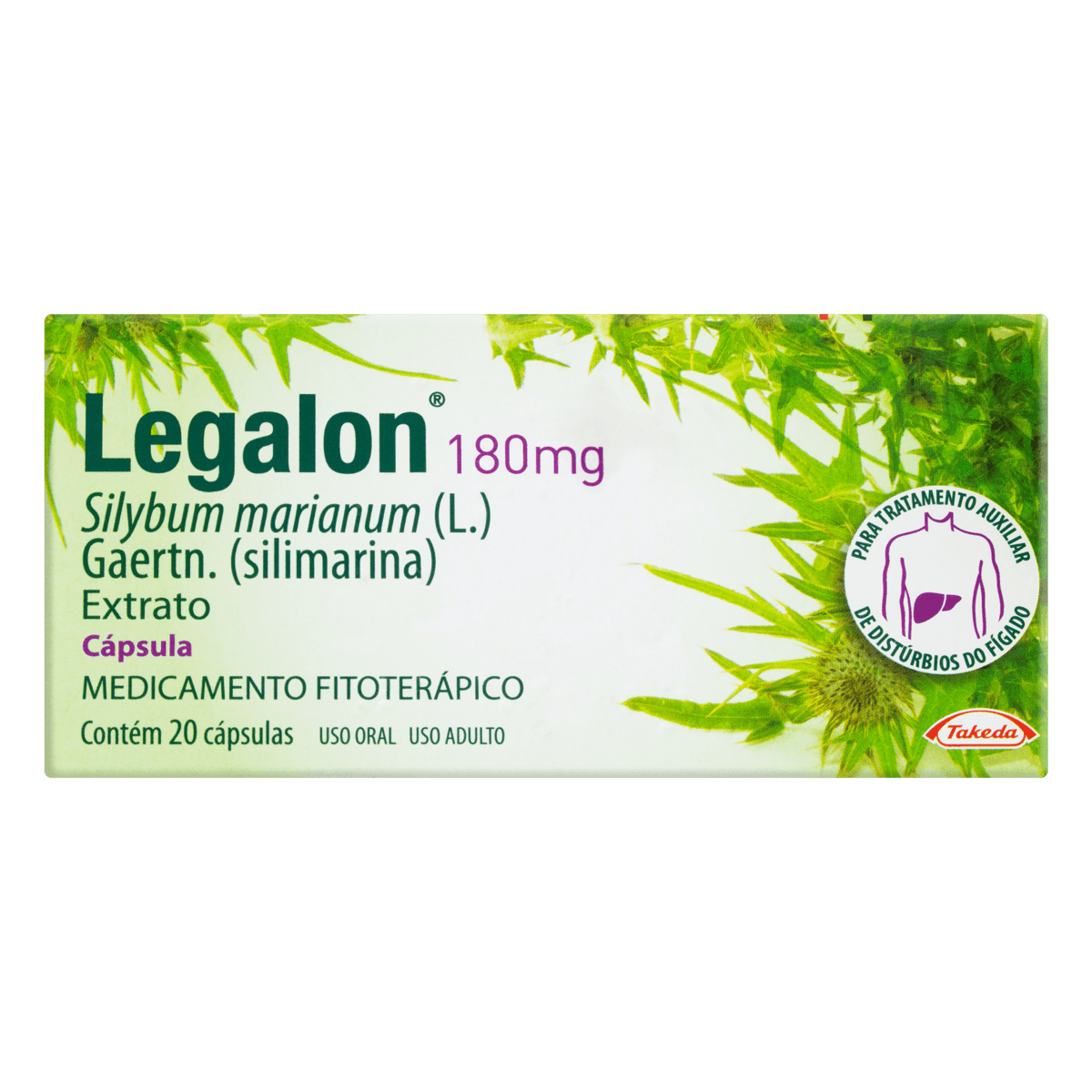 LEGALON 180MG 20 CAPS FC