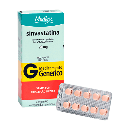 SINVASTATINA 20MG 60 CPRS - MED(G)