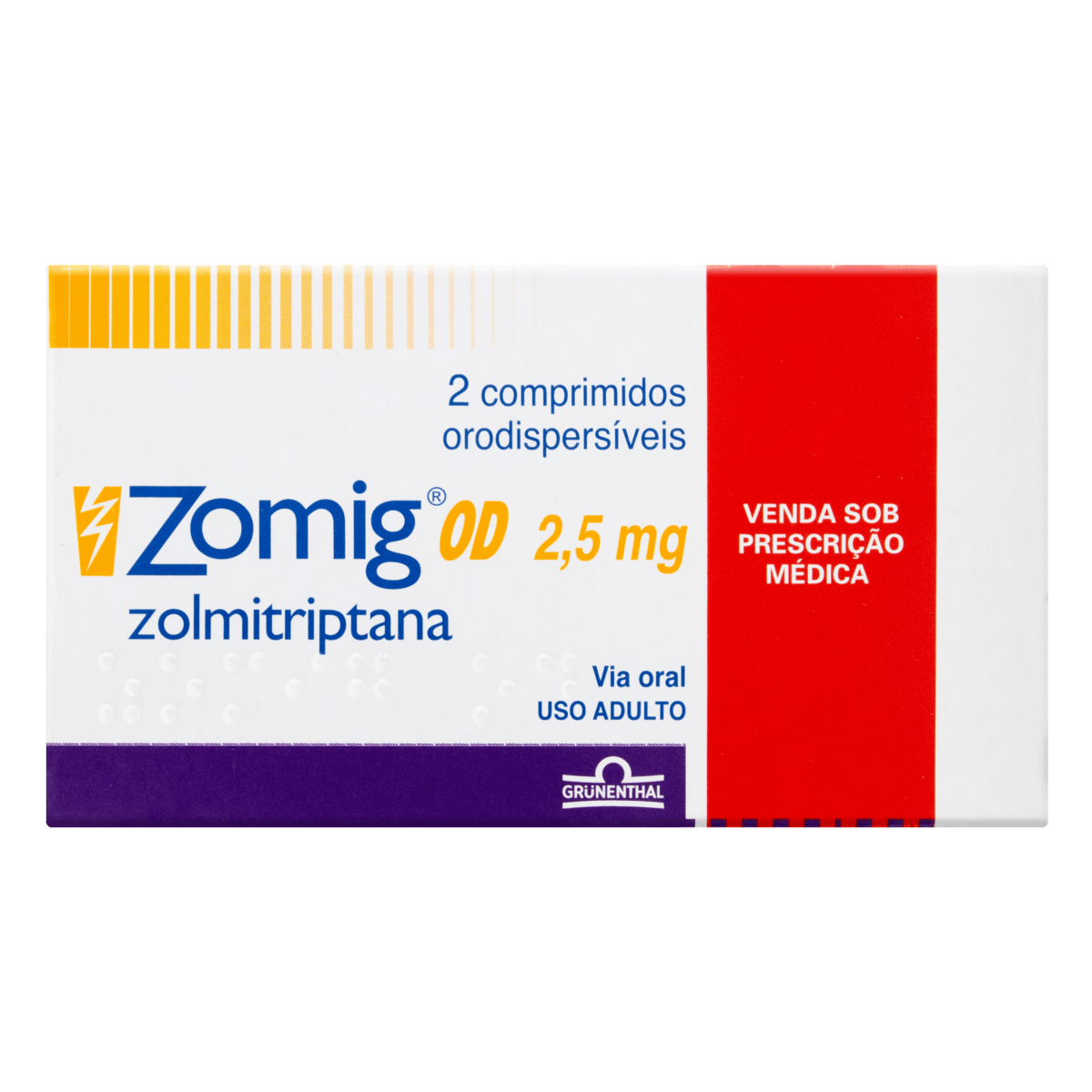 ZOMIG OD 2,5MG 2 CPRS
