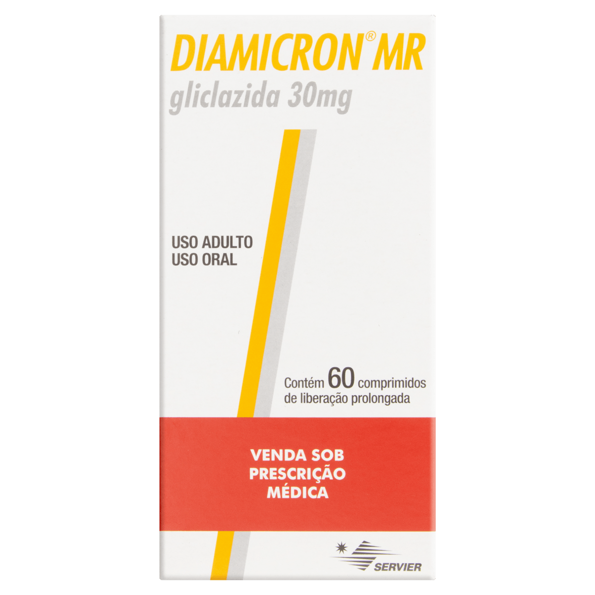 Diamicron MR 30mg Servier 60 Comprimidos