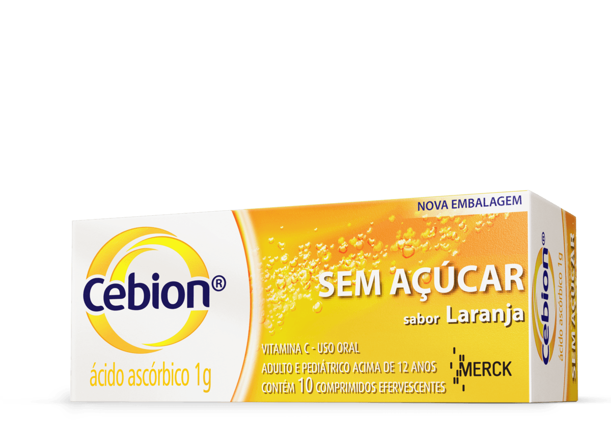 CEBION 1G LARANJA S/AÇUCAR 10 CPRS