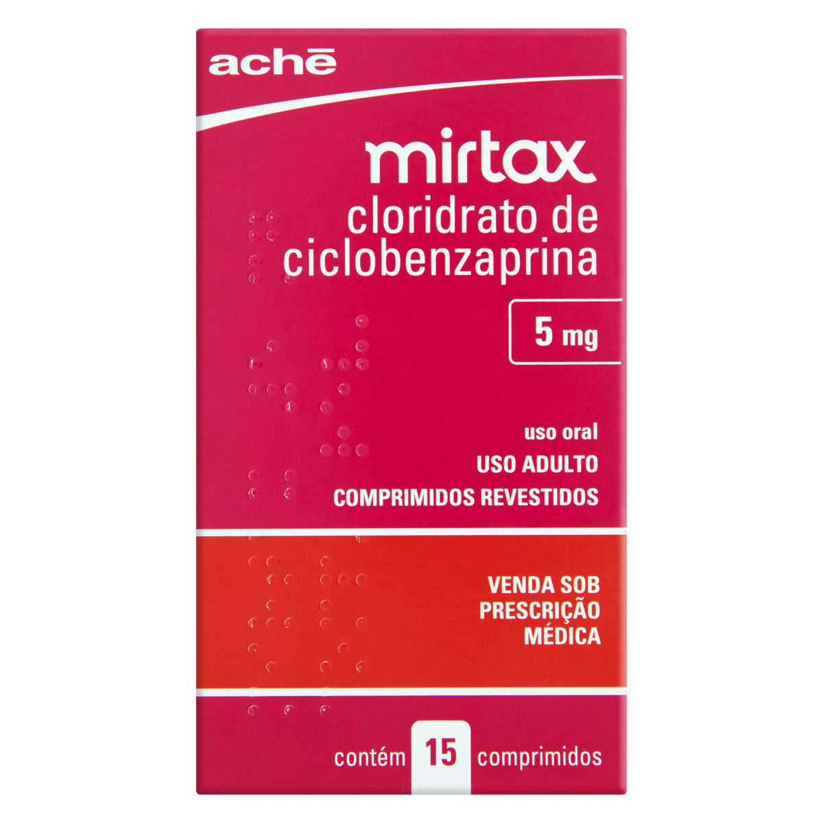 Mirtax Revestido 5mg Aché 15 Comprimidos