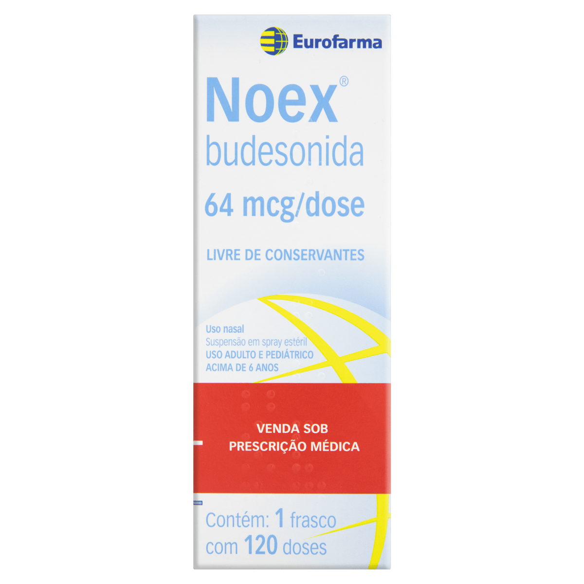 Noex 64mcg Eurofarma 120 Doses
