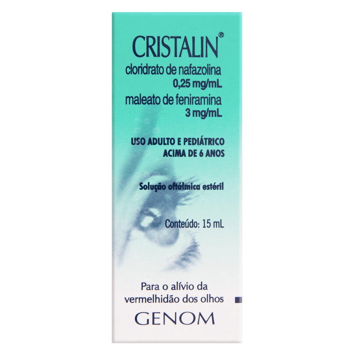 Cristalin Colírio União Química 15ml