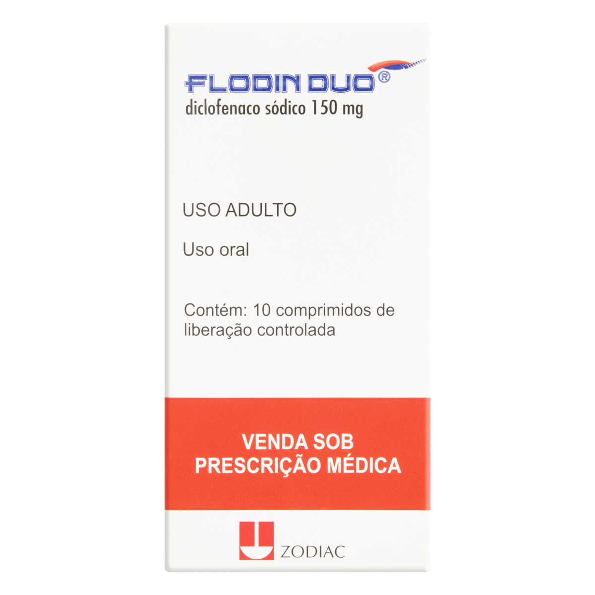 Flodin Duo 150mg Zodiac 10 comprimidos