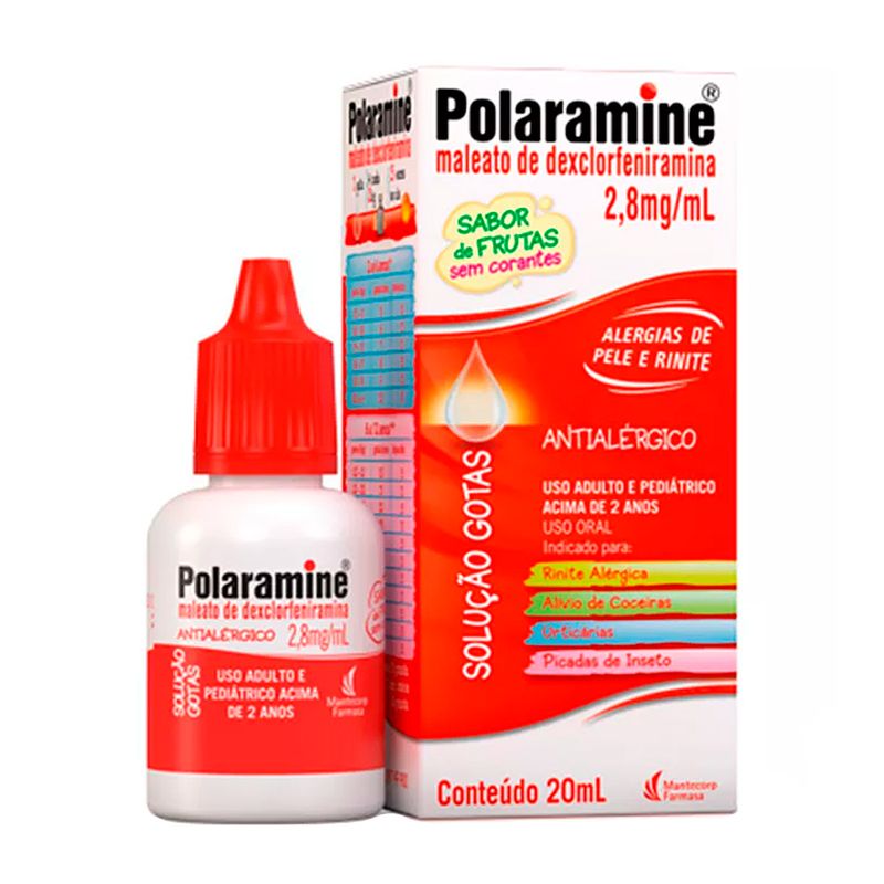 Antialérgico Polaramine 2,8 mg/mL Gotas 20ml