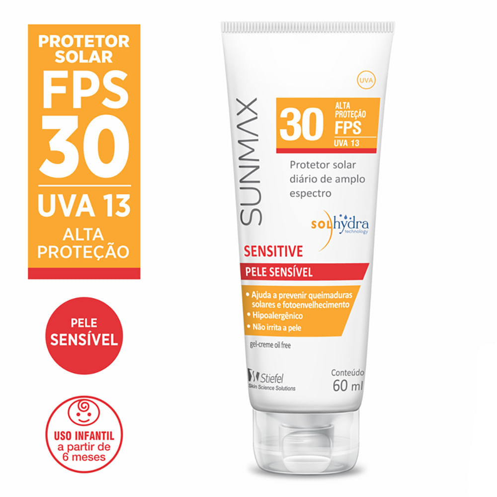 SUNMAX SENSITIVE GEL-CR FPS 30 60G