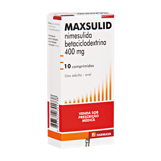 Maxsulid 400mg Cosmed 10 Comprimidos
