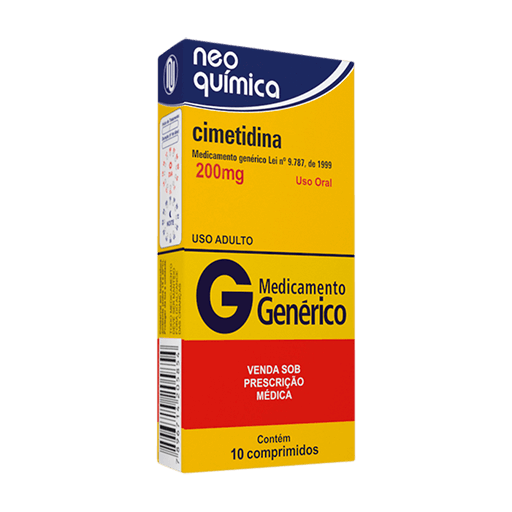 CIMETIDINA 200MG 10 CPRS - NEO(G)