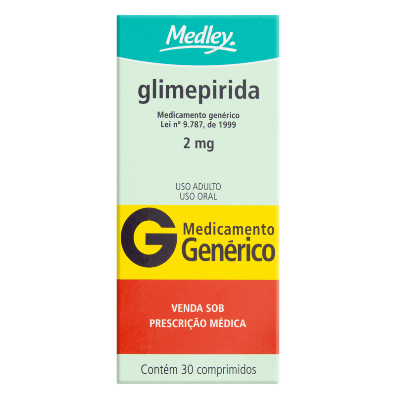 GLIMEPIRIDA 2MG 30 CPRS - MED(G)