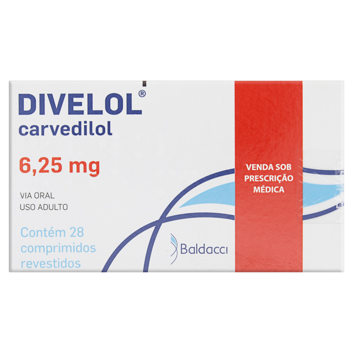 DIVELOL 6,25MG 28 CPRS