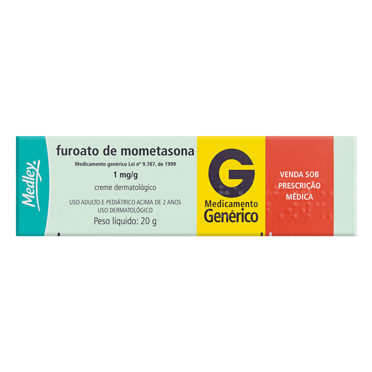 Furoato de Mometasona 1mg Genérico Medley 20g Creme