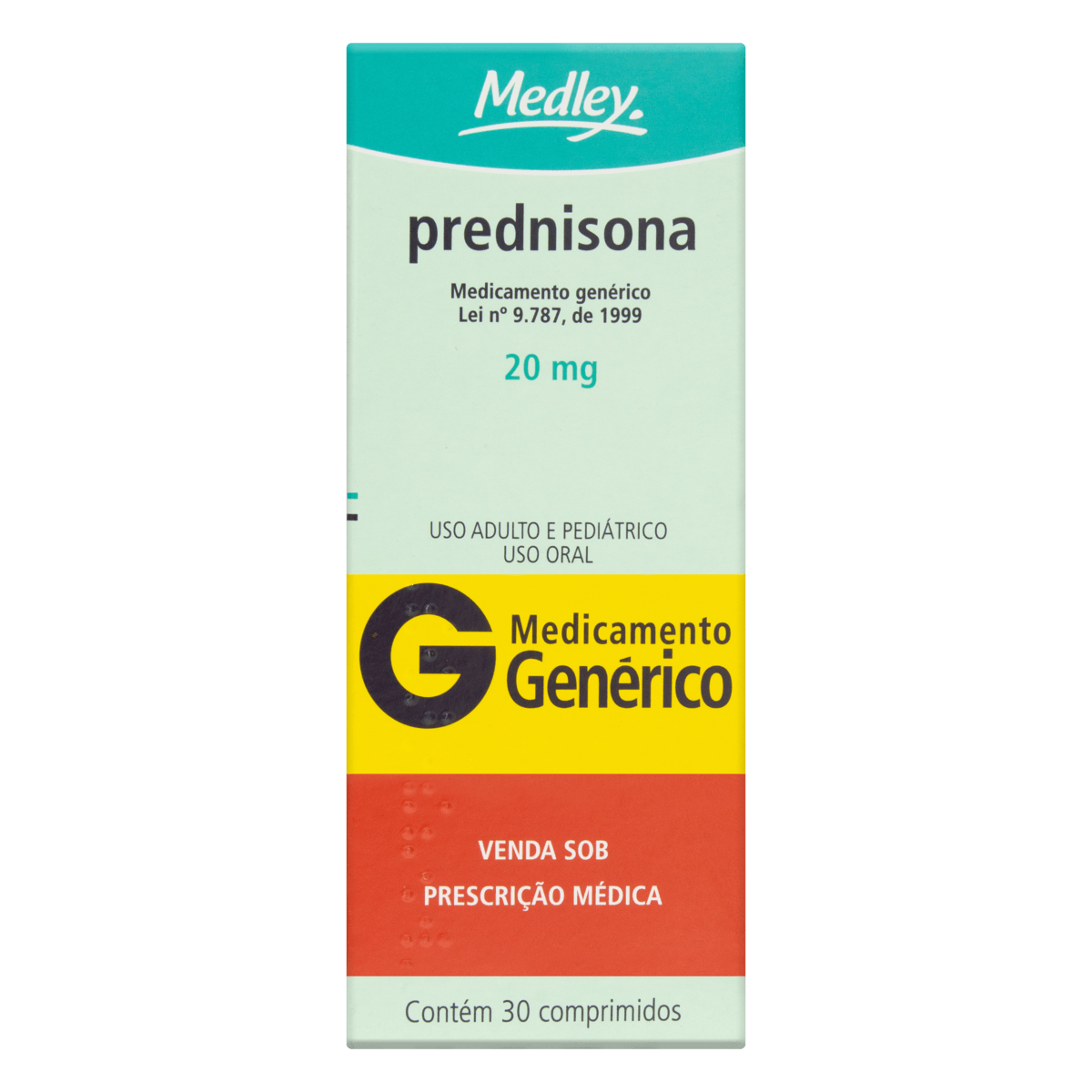 PREDNISONA 20mg 30 CPRS -MED (G)