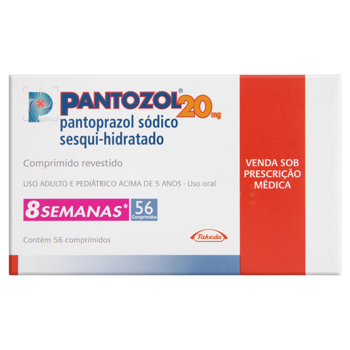 PANTOZOL 20MG 56 CPRS ( 8 SEMANAS ) $