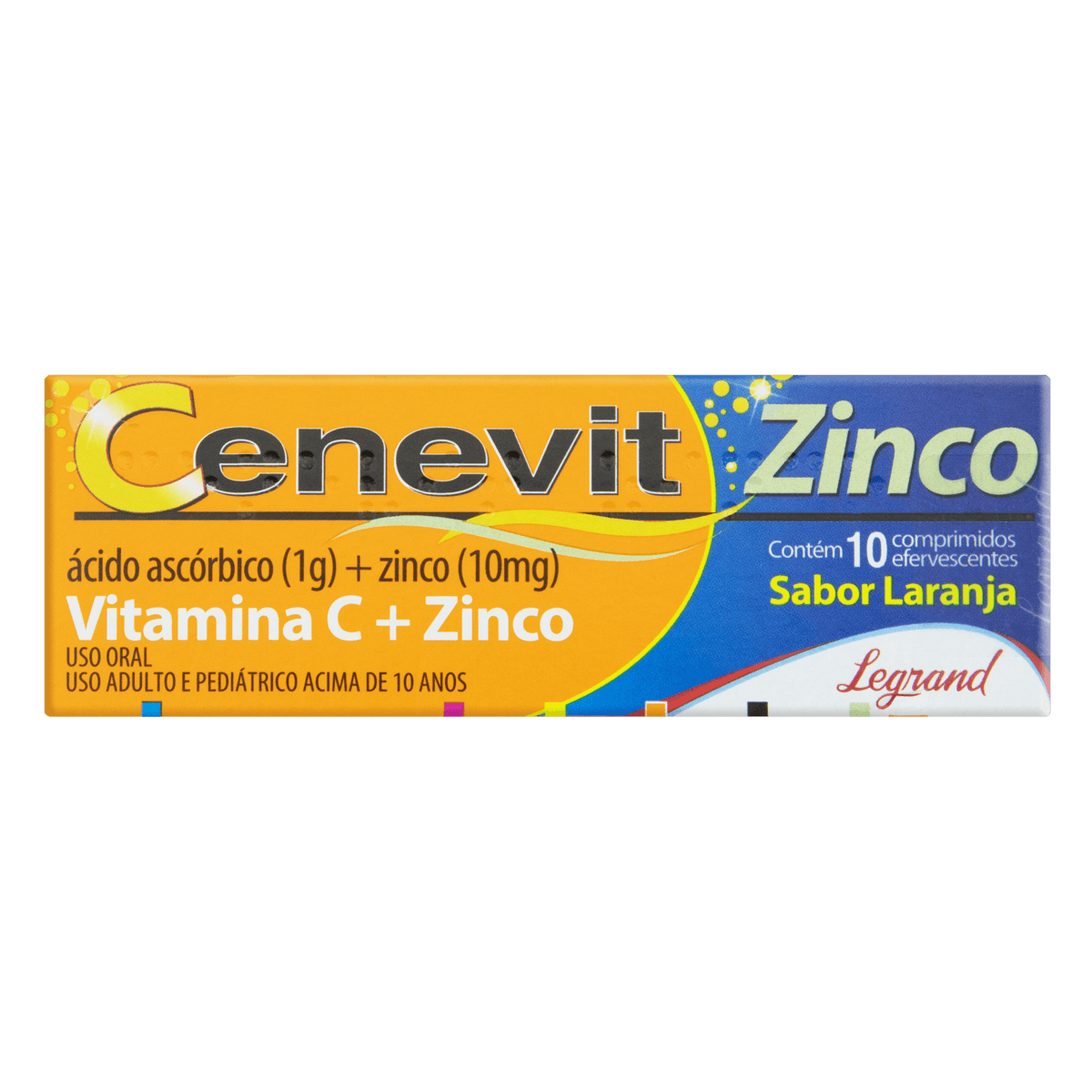 CENEVIT ZINCO 1G 10 CPRS