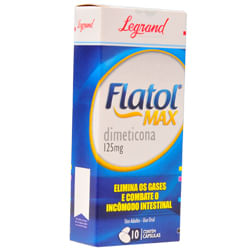 FLATOL MAX 125MG 10 CPRS - LEG