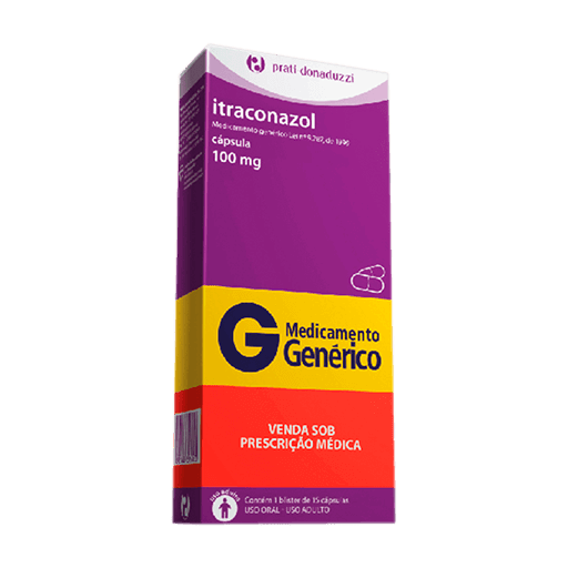 ITRACONAZOL 100MG 15 CAPS - PRATI(G)