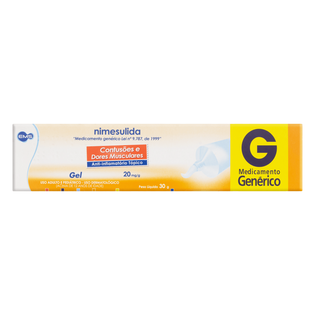 NIMESULIDA GEL 20MG/G 30G -EMS (G)