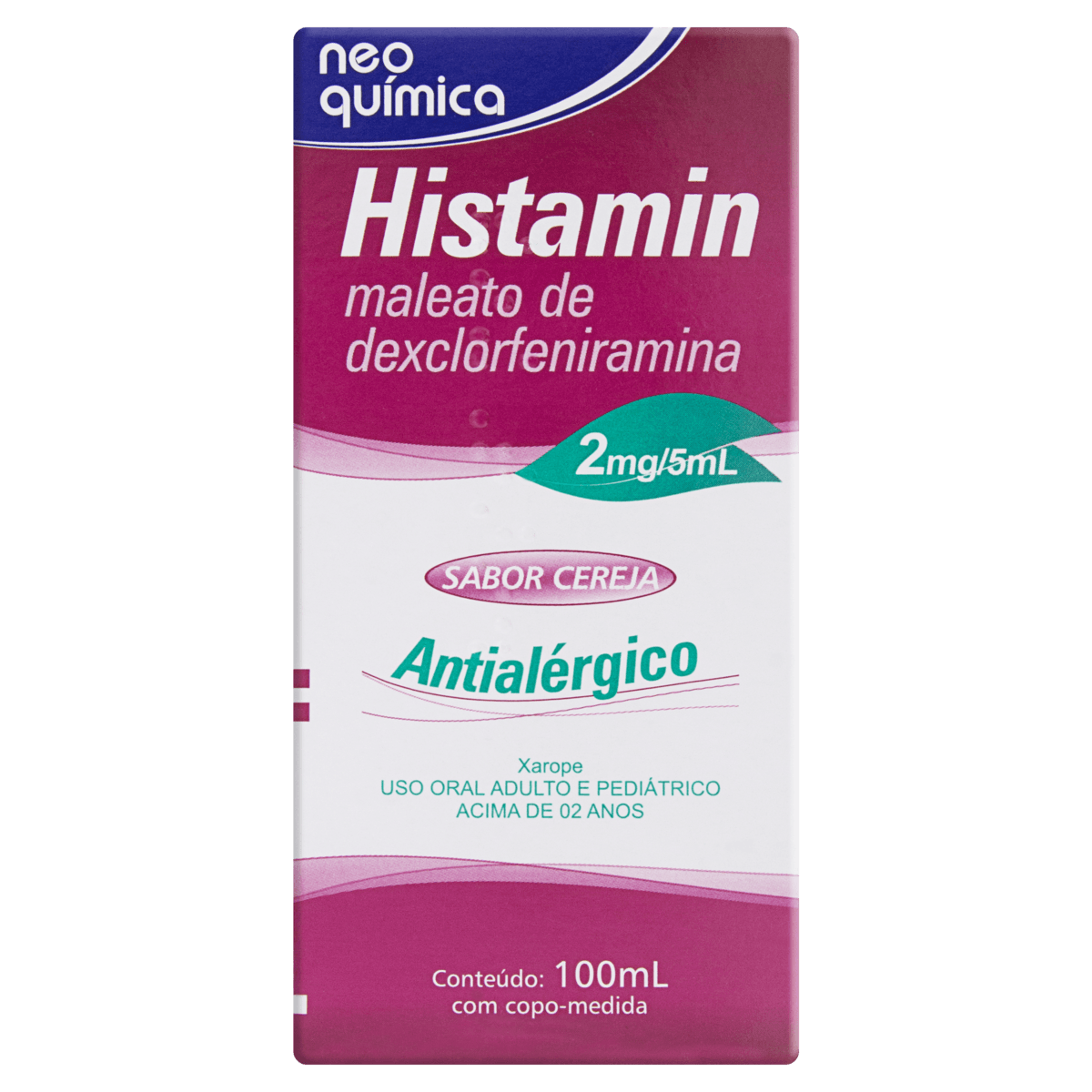 Histamin 2mg/ 5ml Neo Química 100ml