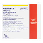 Insulina Novolin R REGULAR Penfil 5 Refis Novo Nordisk 3ml