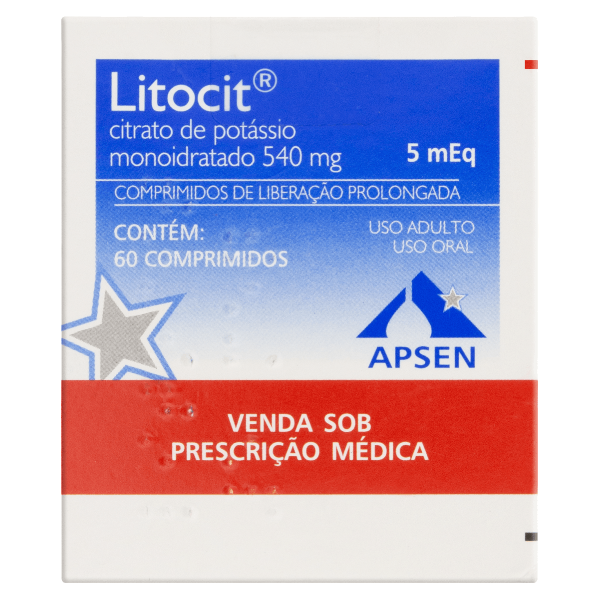 Litocit 540mg Apsen 60 Comprimidos