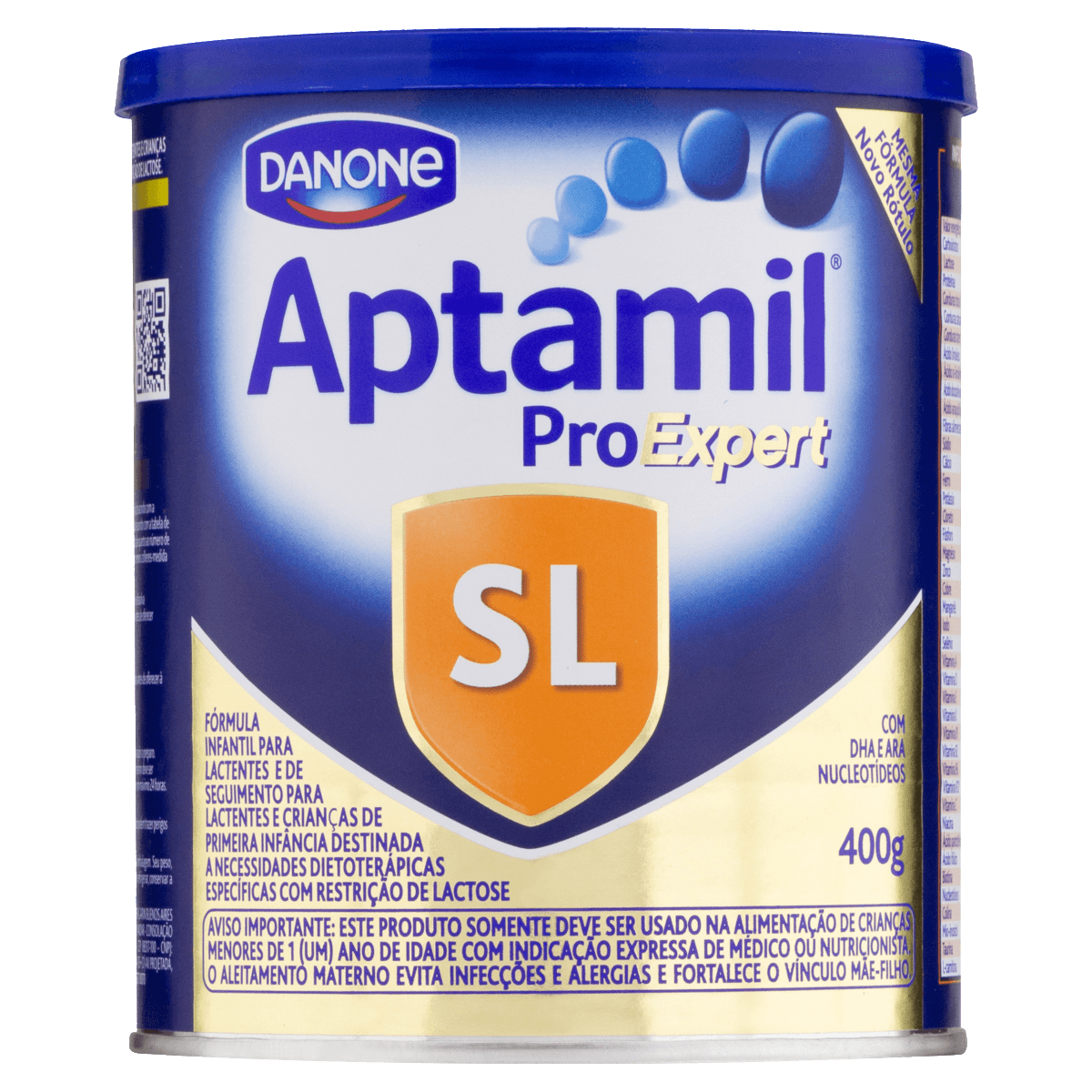 LEITE APTAMIL S/ LACTOSE 400GR