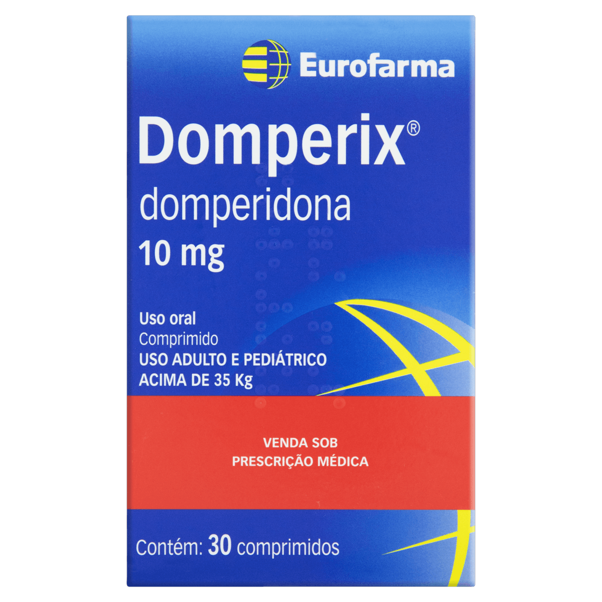 Domperix 10mg Eurofarma 30 Comprimidos