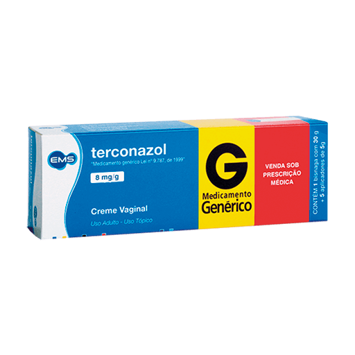 TERCONAZOL CRME VAG 5 APLI 30G - EMS(G)