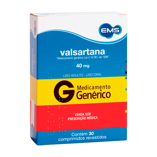 VALSARTANA 40MG 30CPRS - EMS(G)