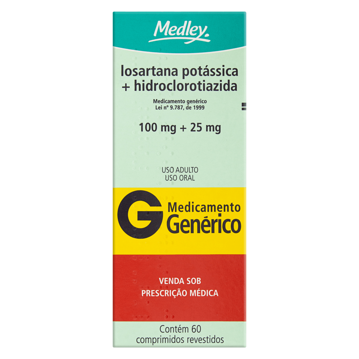 LOSART POT.+HIDRO.100+25MG 60CPRS -MED(G)$