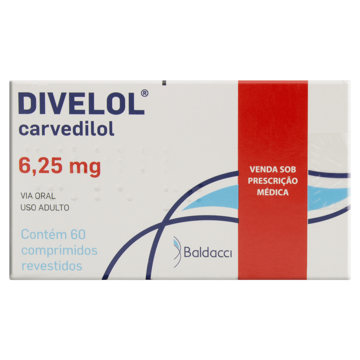 Divelol 6,25mg 60 comprimidos