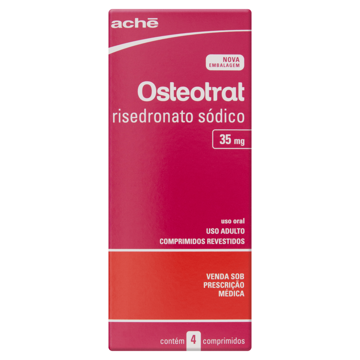 Osteotrat 35mg Aché 4 Comprimidos