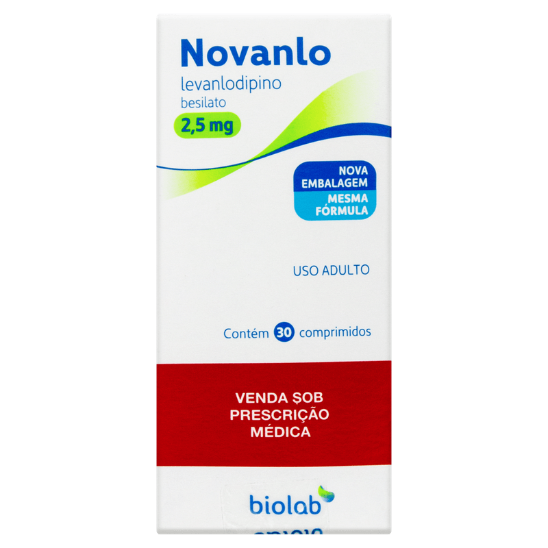 Novanlo 2,5mg 30 Comprimidos