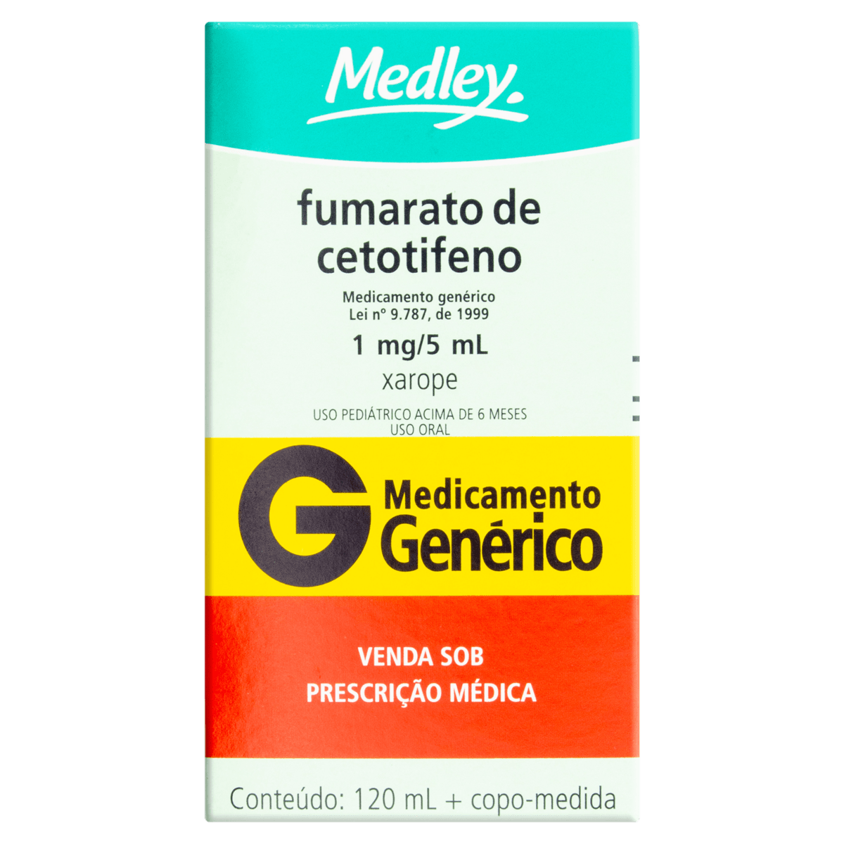 FUMARATO CETOTIFENO XPE 120ML - MED(G)