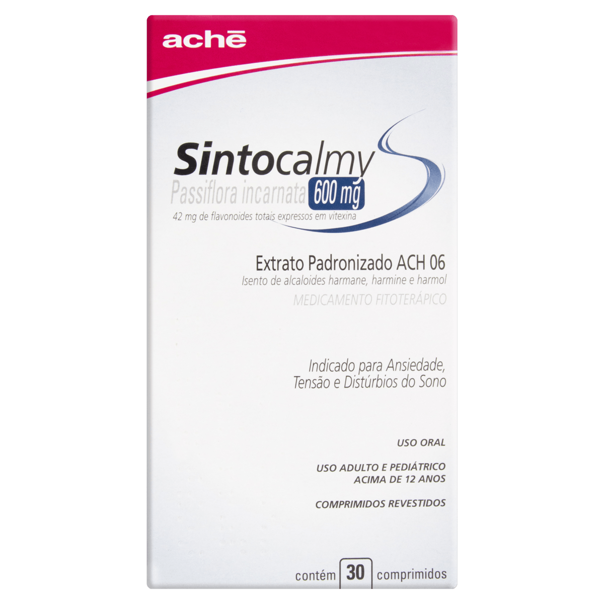 Sintocalmy 600mg 30 Comprimidos Revestidos