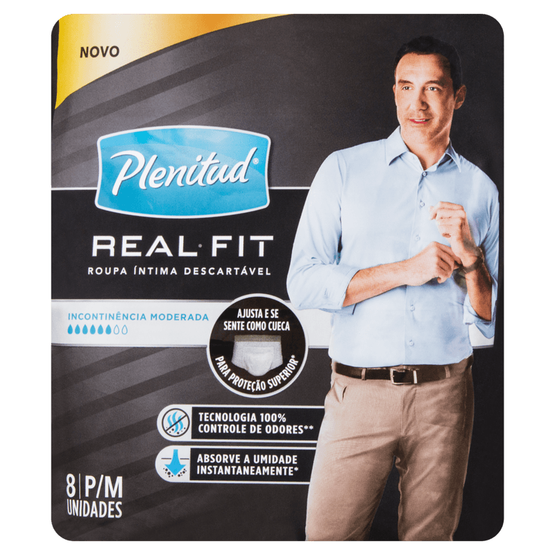 ROUPA INT PLENIT ACTIVE FIT MASC P/M C/8@