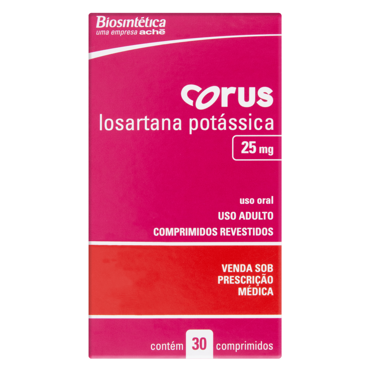 Corus 25mg 30 Comprimidos Revestidos