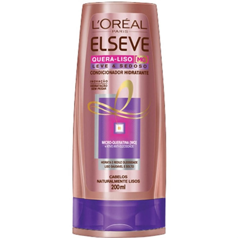 COND ELSEVE QUERATINA LISO SOLTO 200ML