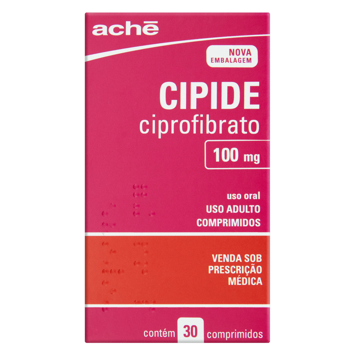 Cipide 100mg Aché 30 comprimidos
