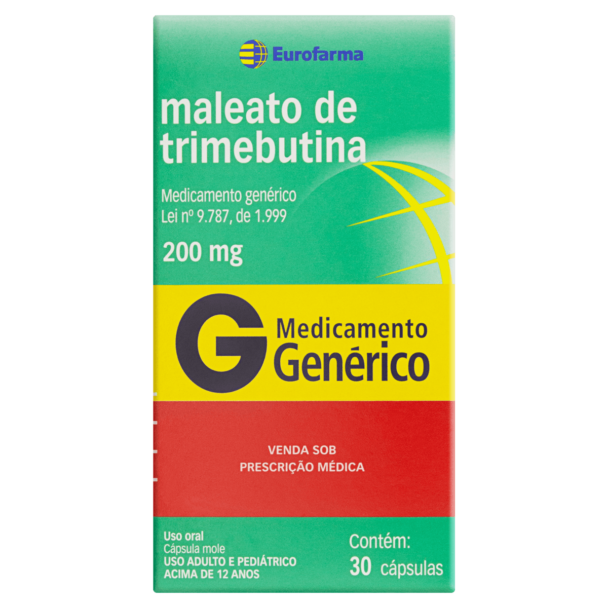 TRIMEBUTINA 200MG 30 CAPS - EUR(G)