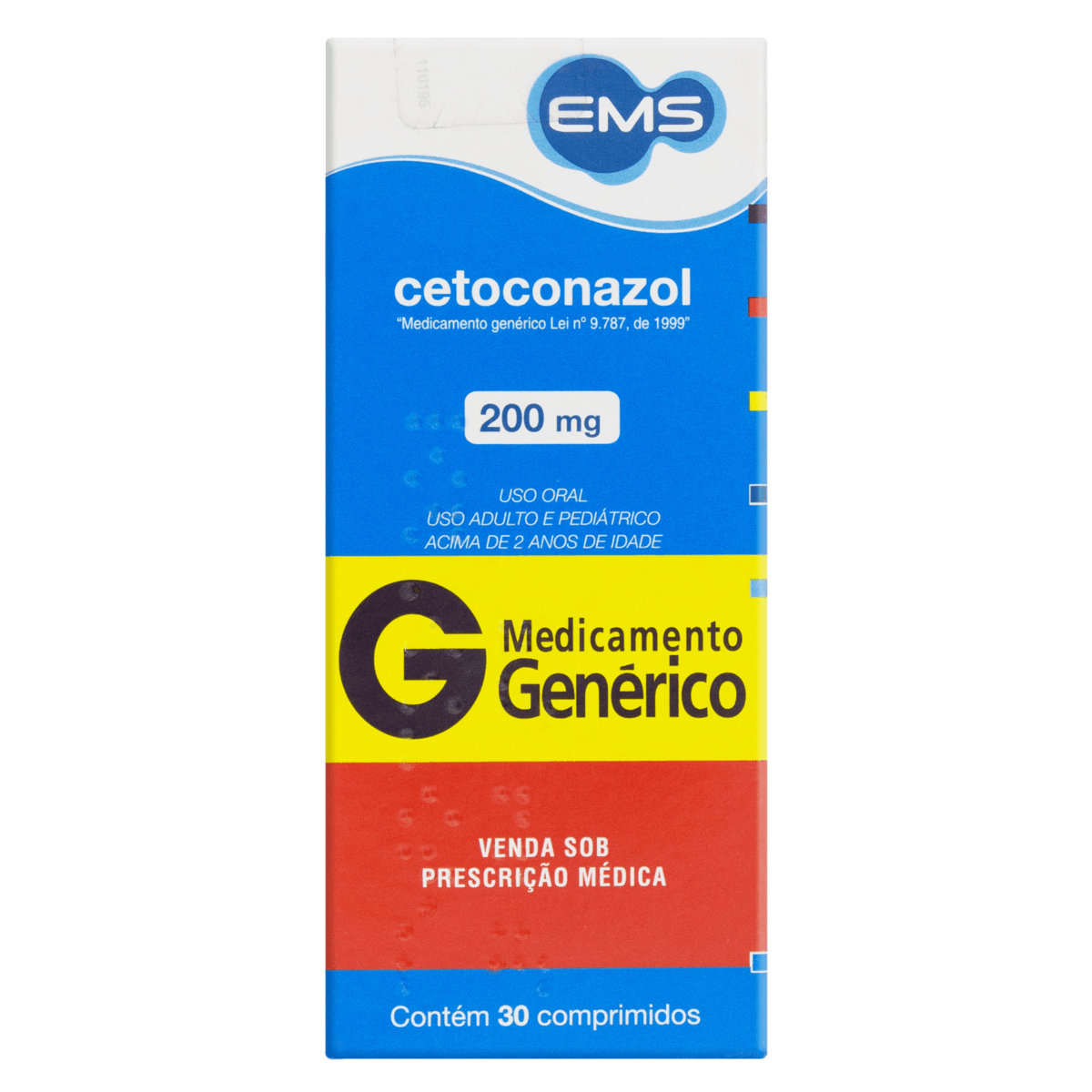 CETOCONAZOL 200MG 30 CPRS -EMS(G)